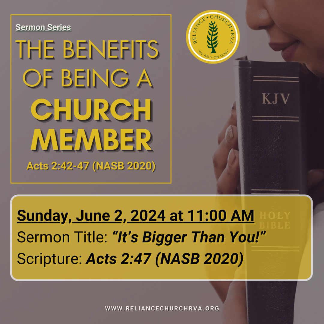The Benefits Of Being A Church Member - Reliance Church RVA